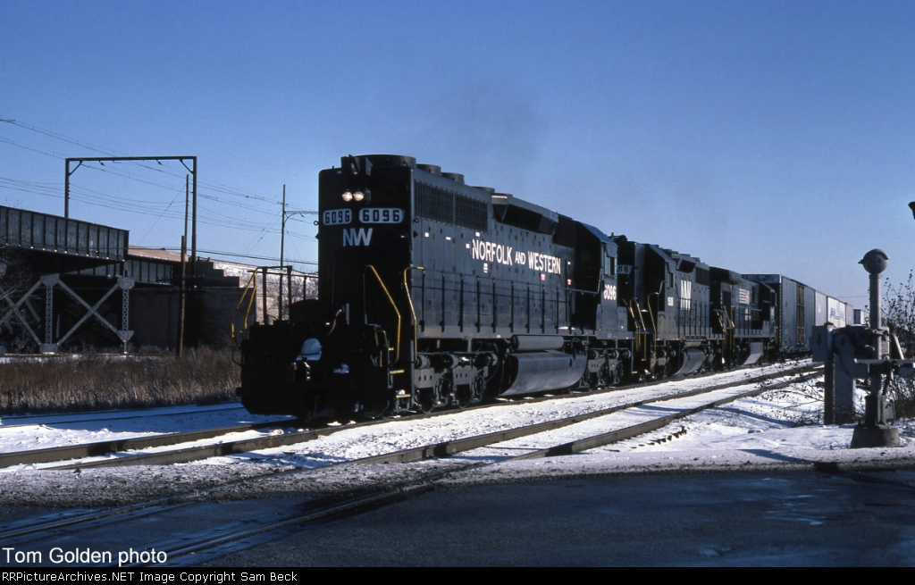 N&W 6096, 1508, and NS 8015 at 130th Street